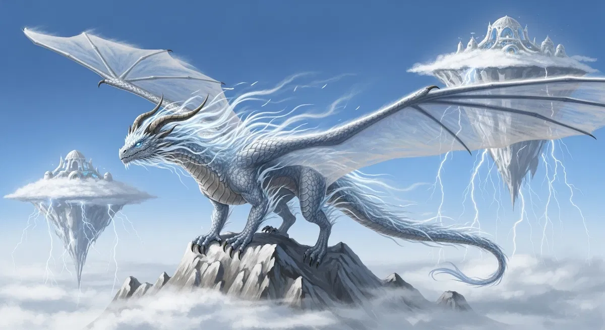 A cloud dragon
