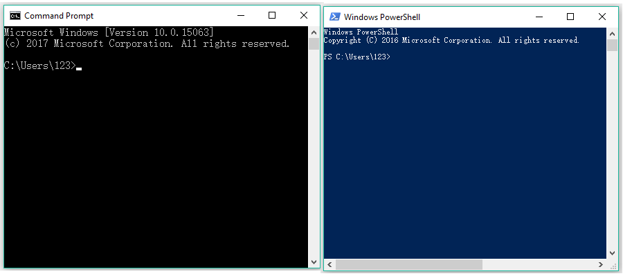 Chat with Command Prompt/Powershell
