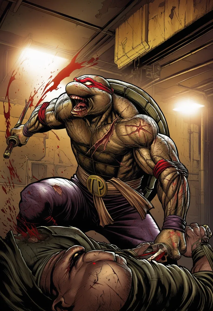 TMNT "The SCHISM".Part One.Raphael:"The Shard of Shadow"