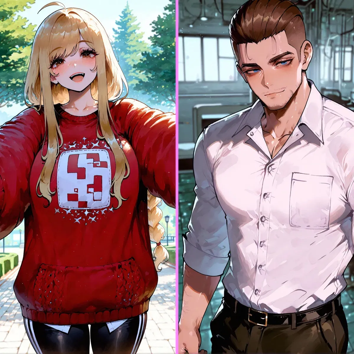 Overly Familiar - Girlfriend Mia, Adoptive Father Tom