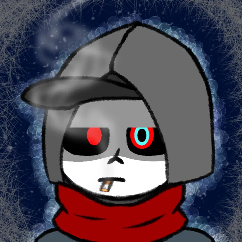 Dust sans ('self dusting' attempt).