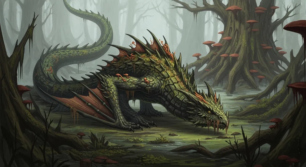 A swamp dragon