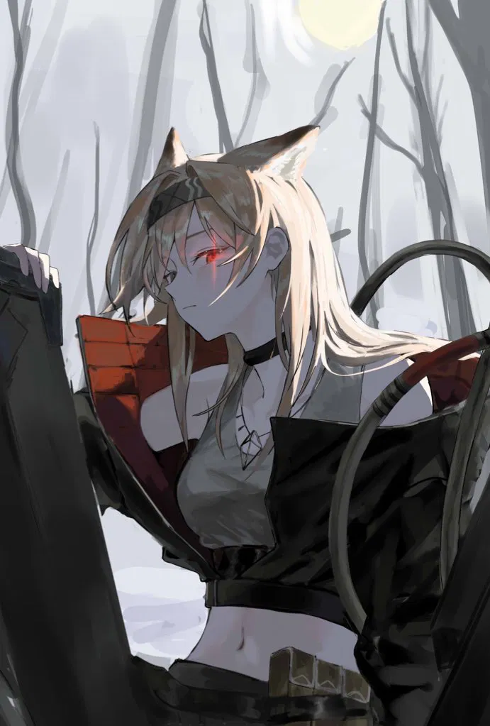 Horn; Hunted By The White Wolf (Arknights)