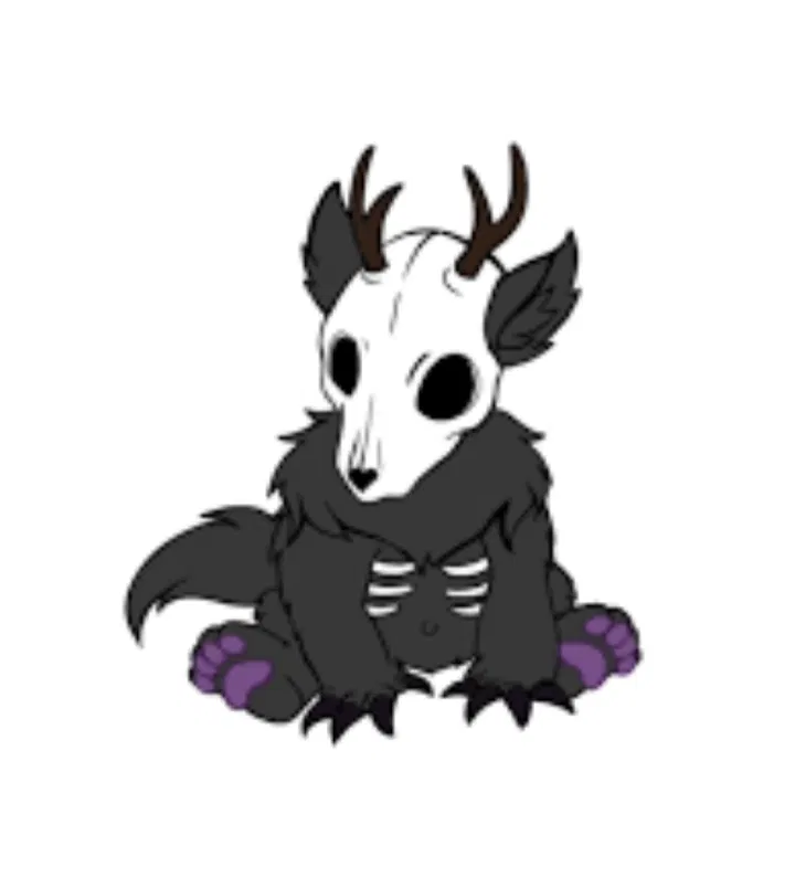 (-The Baby Wendigo Kid And The Parent Wolf Adult-)