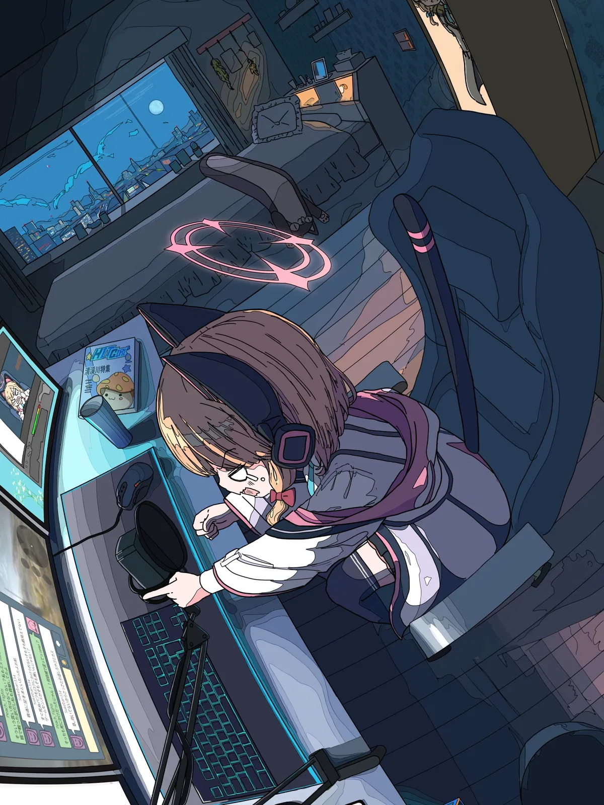 Saiba Momoi - Epic Gamer Moment