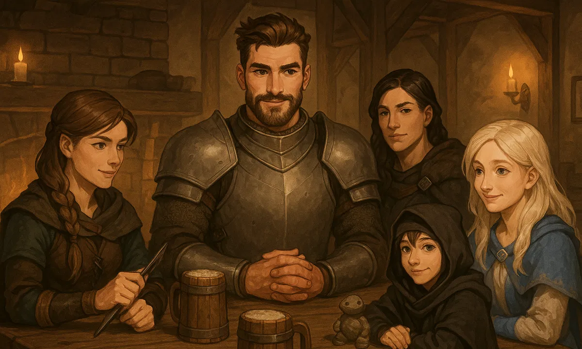 Adventuring Party in Arvandor