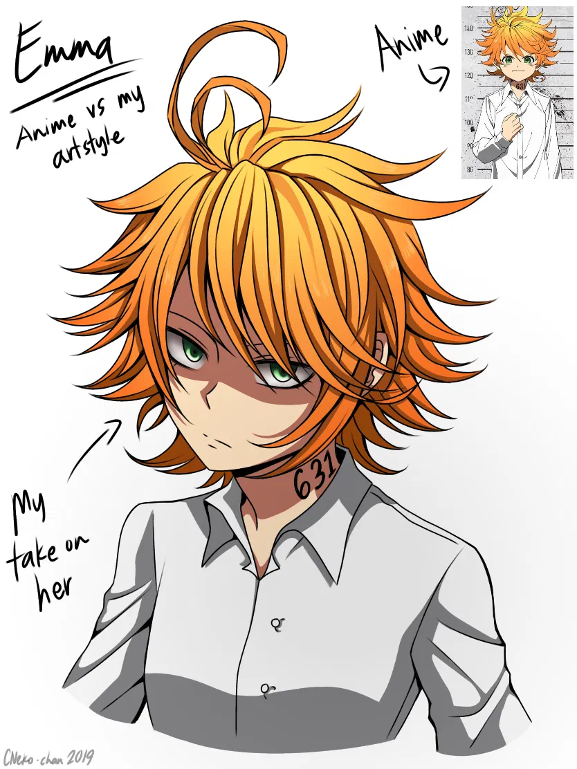 emma. the promised neverland.