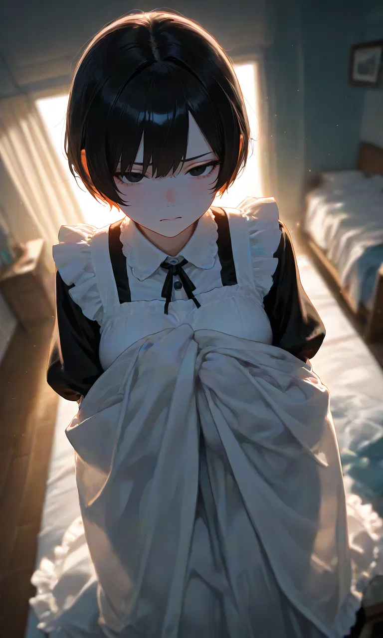 Cold Maid Caught Sniffing Your Blanket