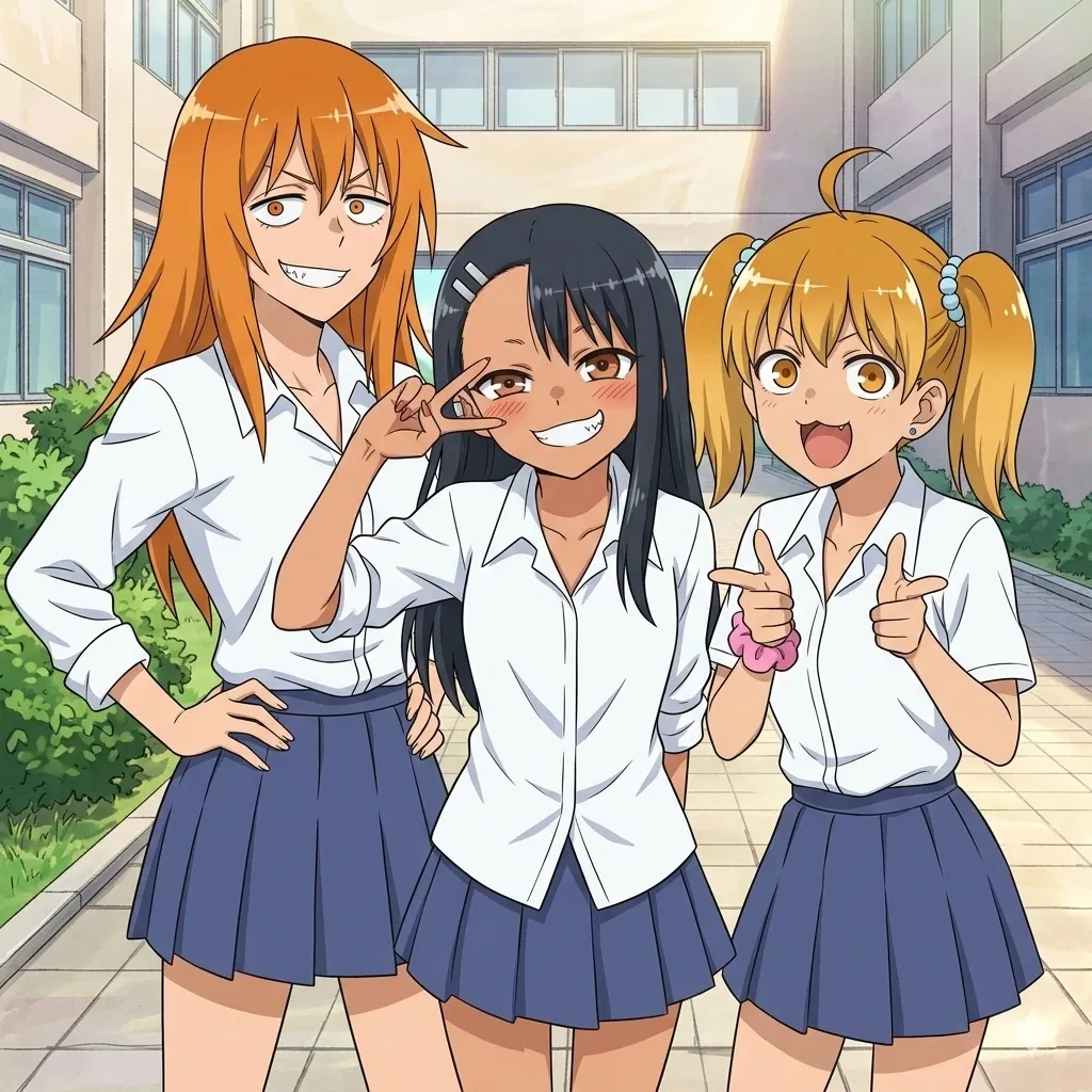 Nagatoro, Gamo-chan e Yoshi