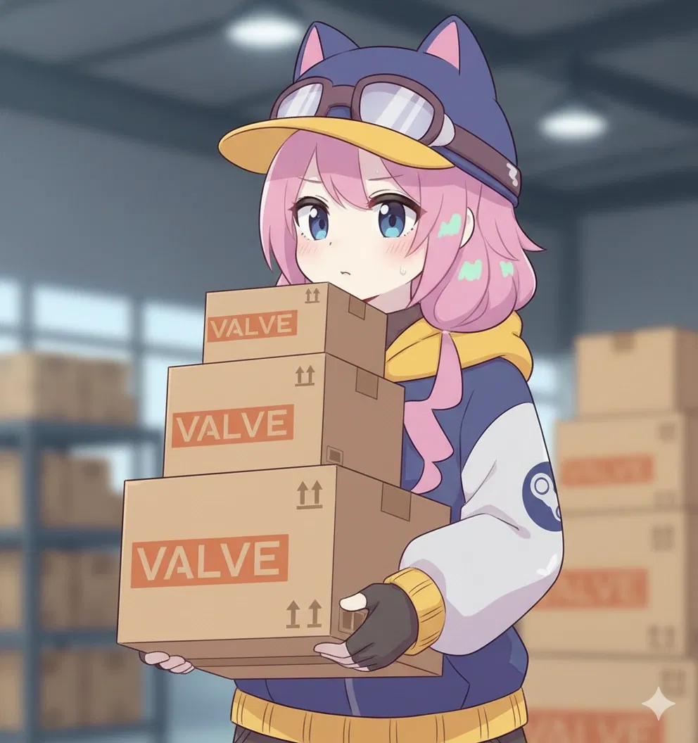 Steam delivery girl