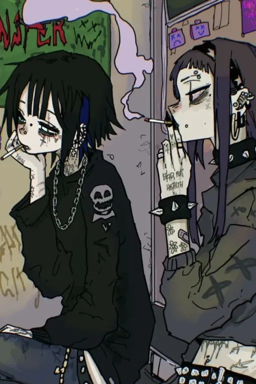 Your 2 childhood alt friends (5 greetings)