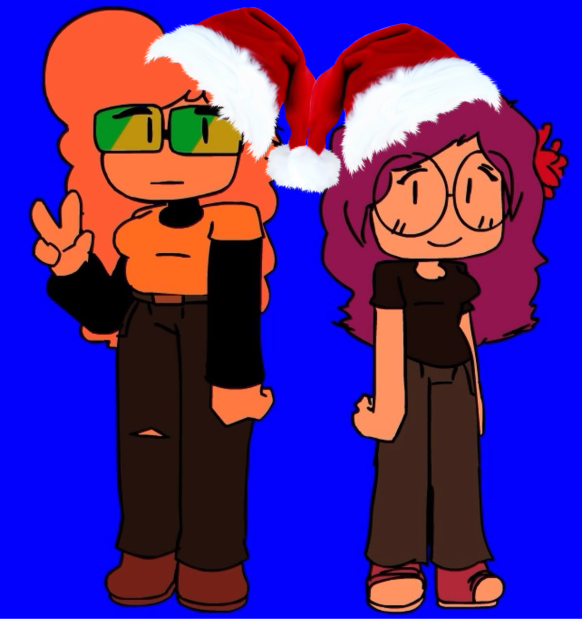 ꒰🤍꒱ ୨୧ 𐔌 Christmas with your friends!