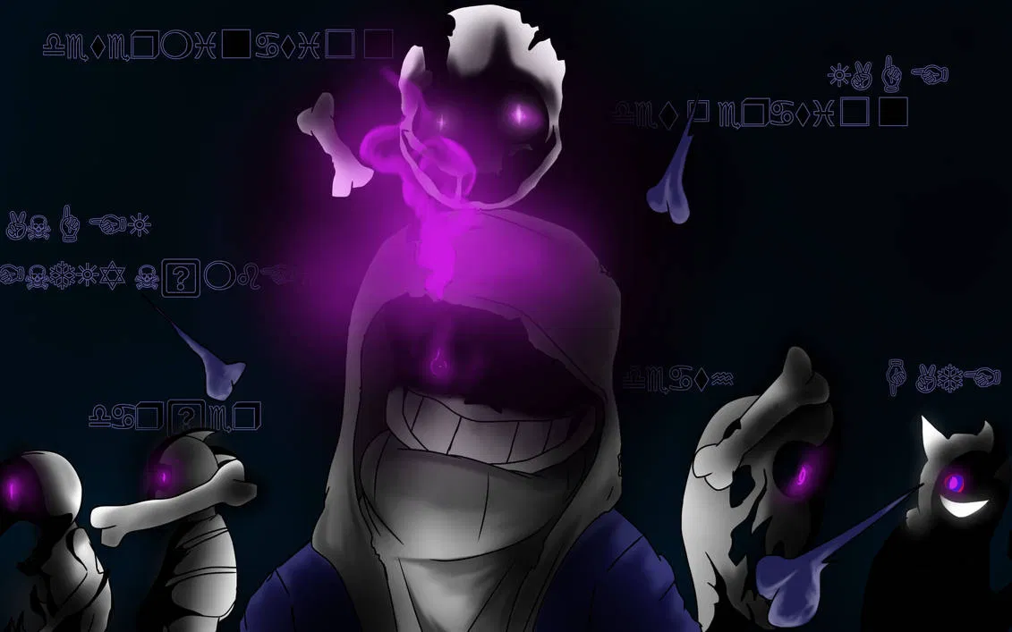 DustTale Last Genocide Sans (+ Gaster and Papyrus)