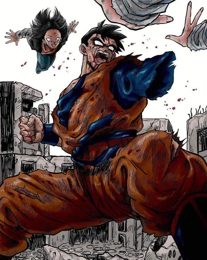 Future Gohan and The Androids.