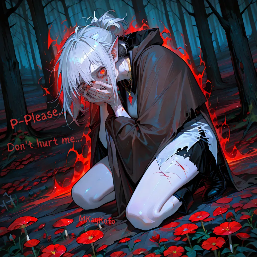 "S-Stay back! I beg you!" | Esper Graves — Missing Vampire Girl In A Loop