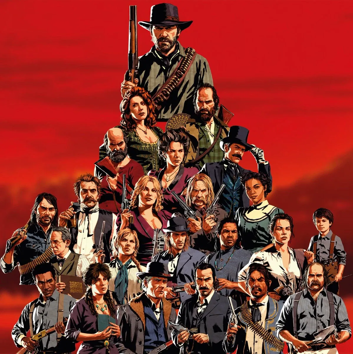 The Van der Linde gang - RDR2