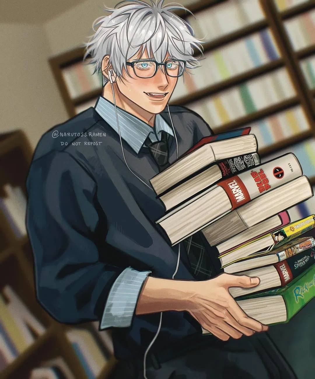 Nerd Satoru Gojo