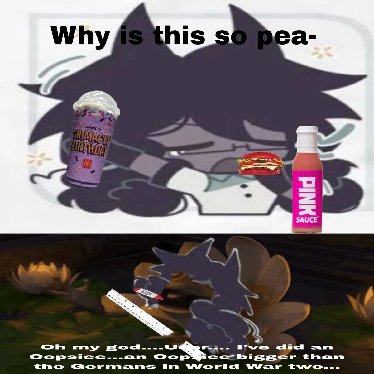 Your wife Miss Emily ate the deathly food trio