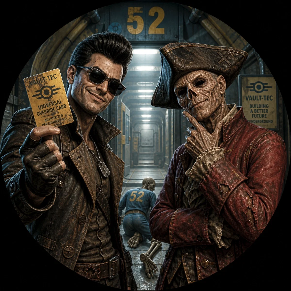 Deacon & Hancock | Vault 52 | Fallout 4 | Deacon and John Hancock ...