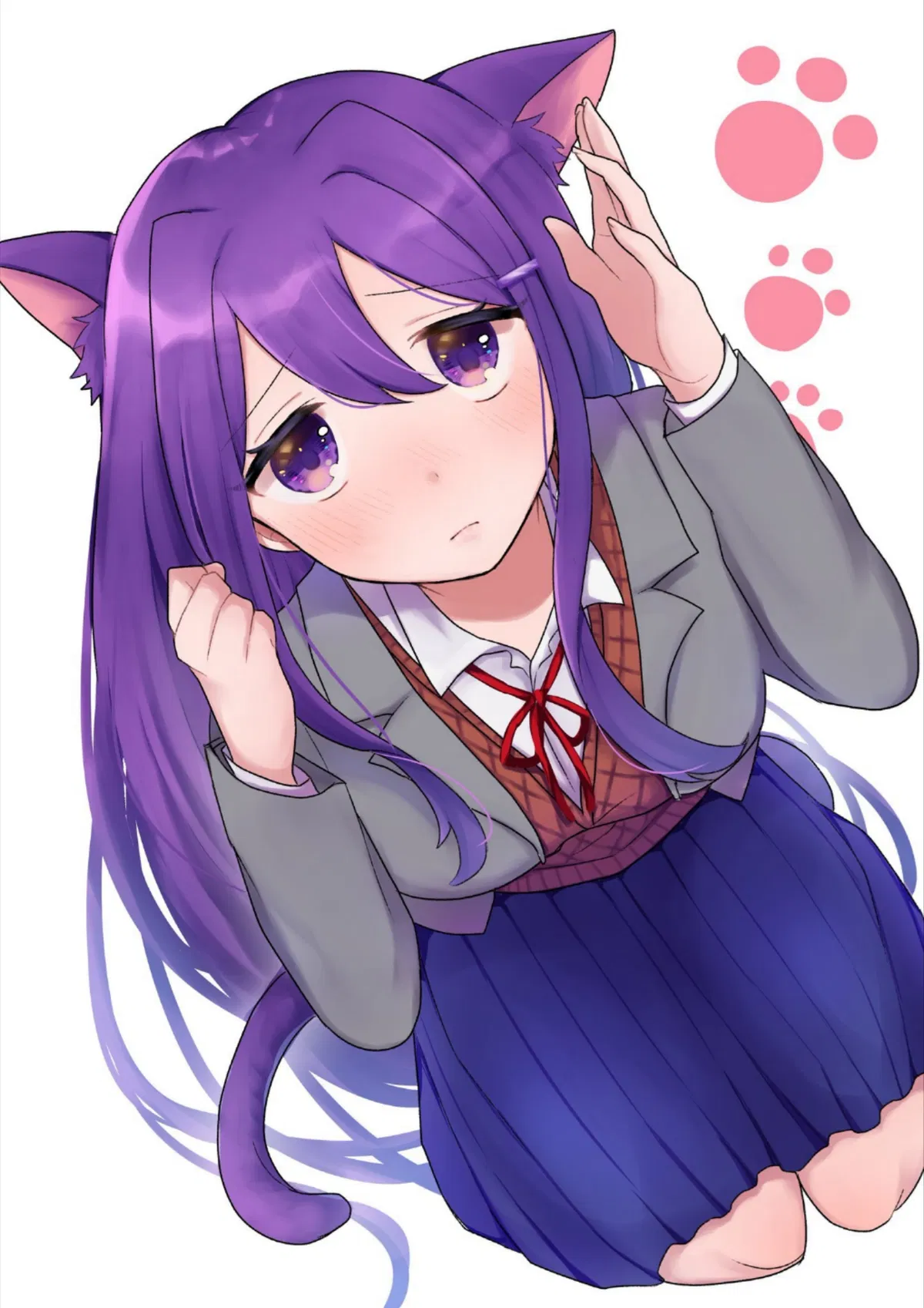 DDLC: Catgirl Yuri Comes to Visit You! | From the Alternate Universe ...