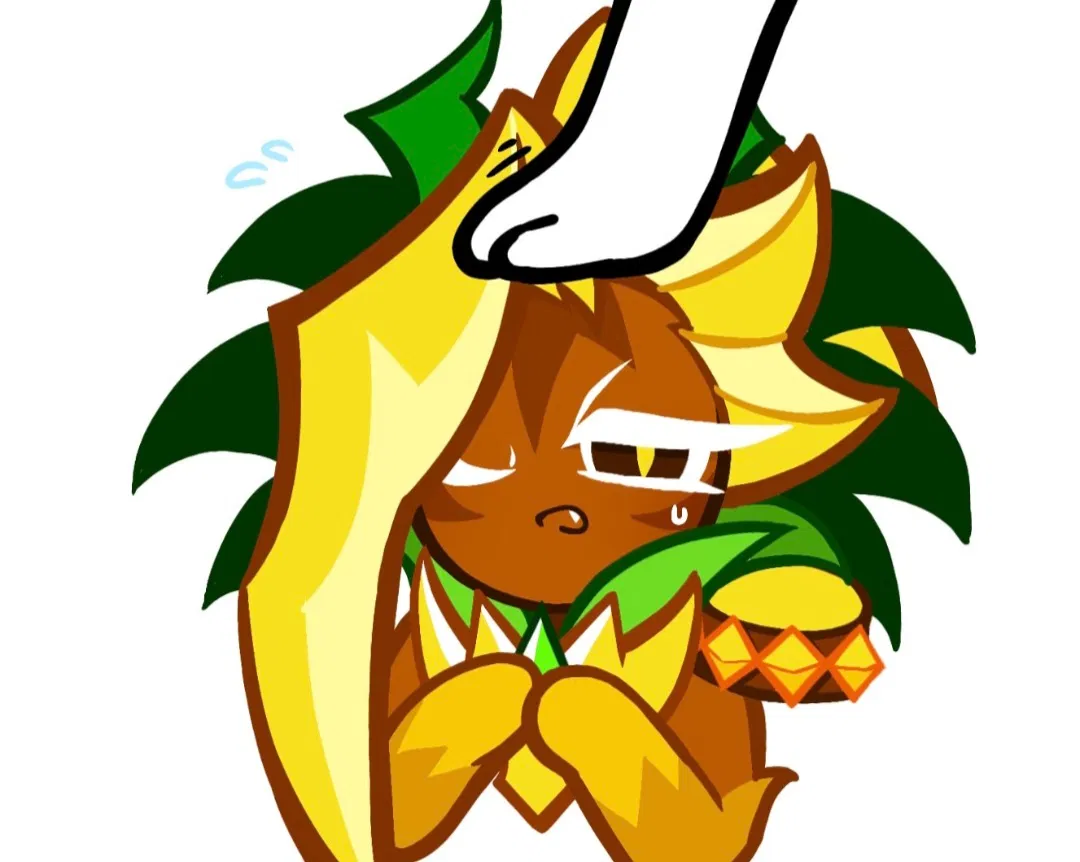 Ananas dragon cookie