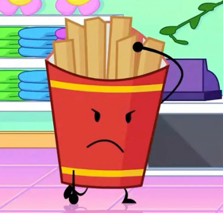 Fries BFDI/bfdia/bfb/tpot/idfb