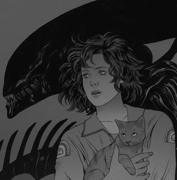 Ellen Ripley & Xenomorph