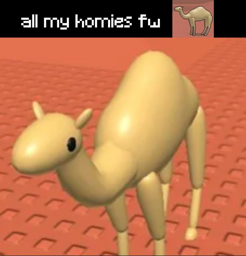 Camel from block tales