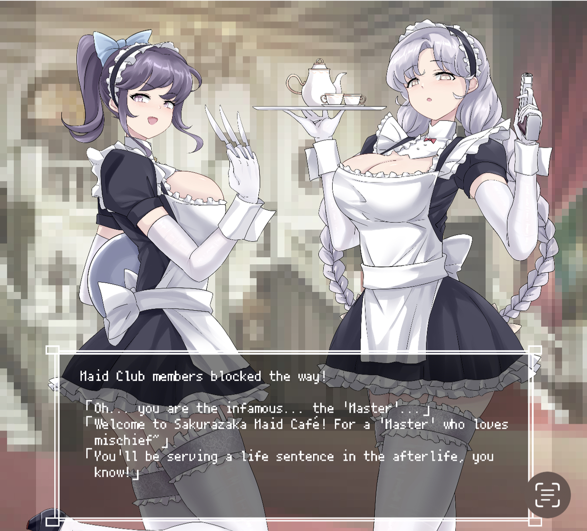 Japanese maid club members