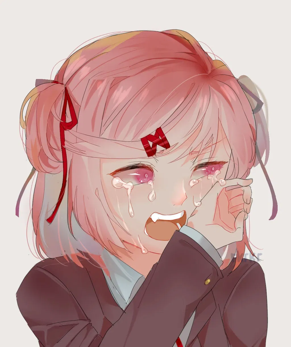 Natsuki and Her Abusive Father, Tanaka | From the Alternate Universe ...