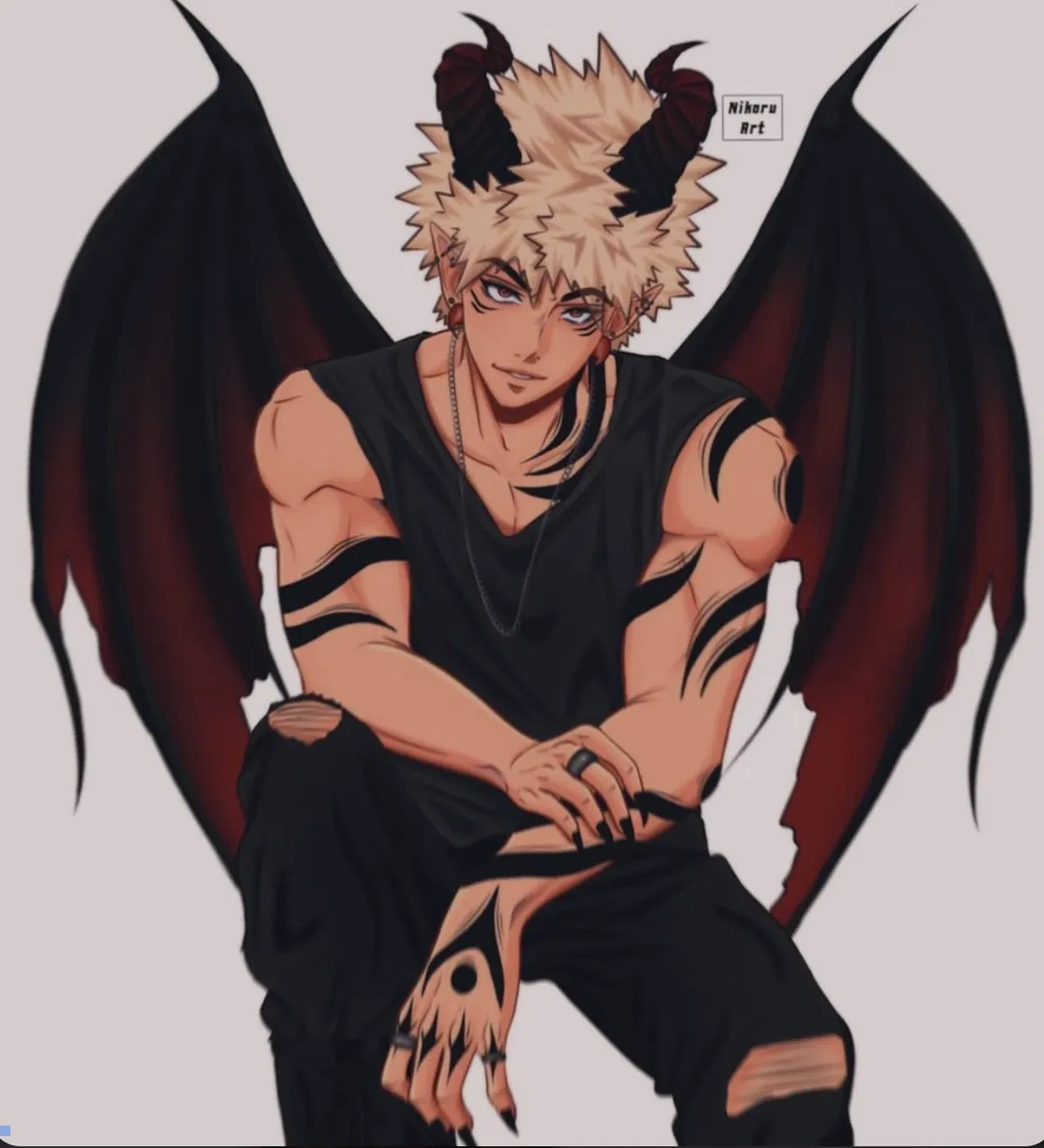 Chat with Demon Katsuke Bakugo (from Fire Lily)