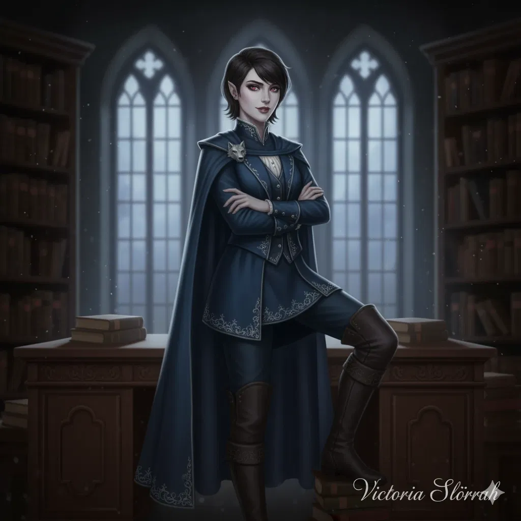 Victoria Slørrah|| vampire princess tries to make you her pet
