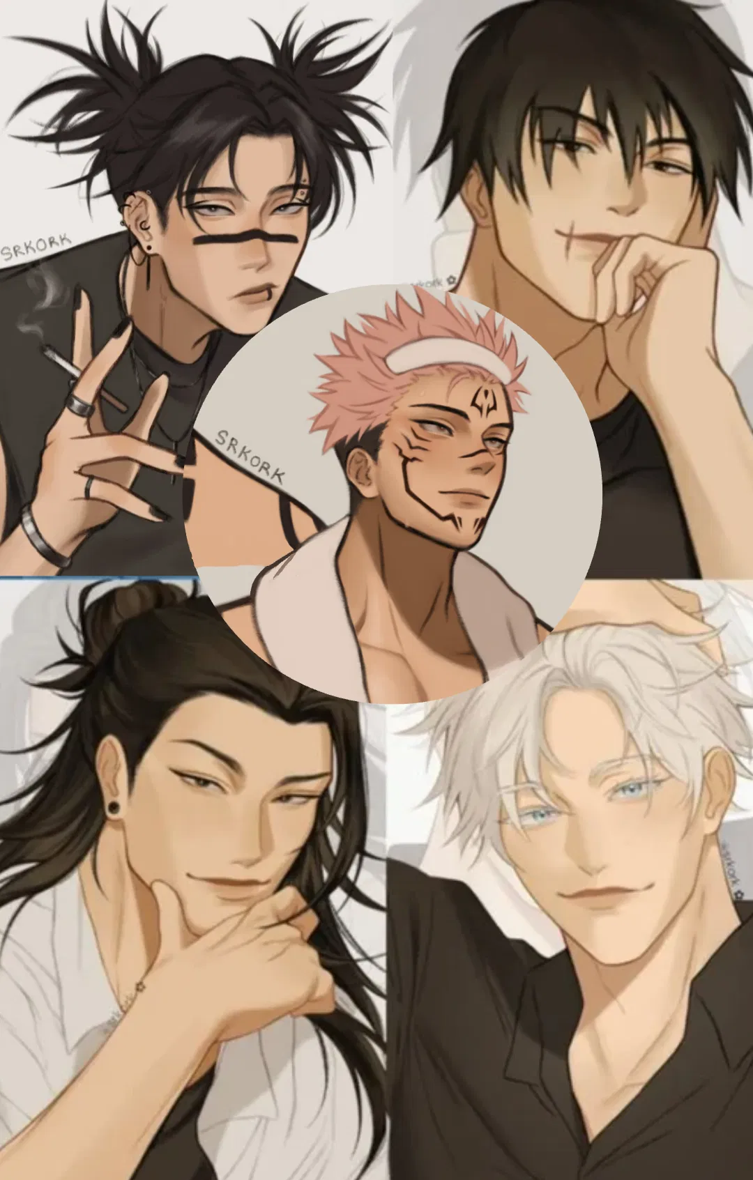 Gojo, Geto, Choso, Toji, Sukuna