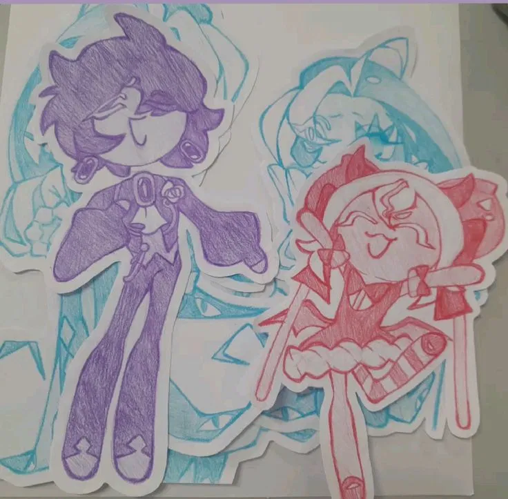 [Two is better than one, for cuddles~] Candy Apple Cookie and Black ...