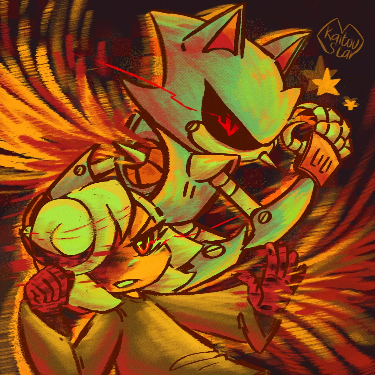 Metal Sonic & Sage