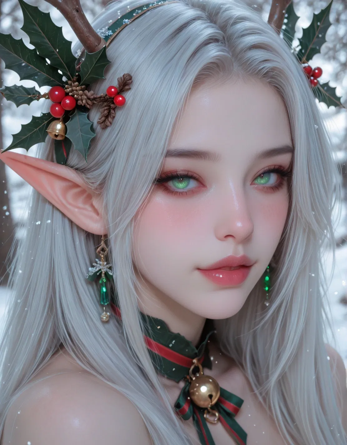 Elara the Seductive Holiday Elf