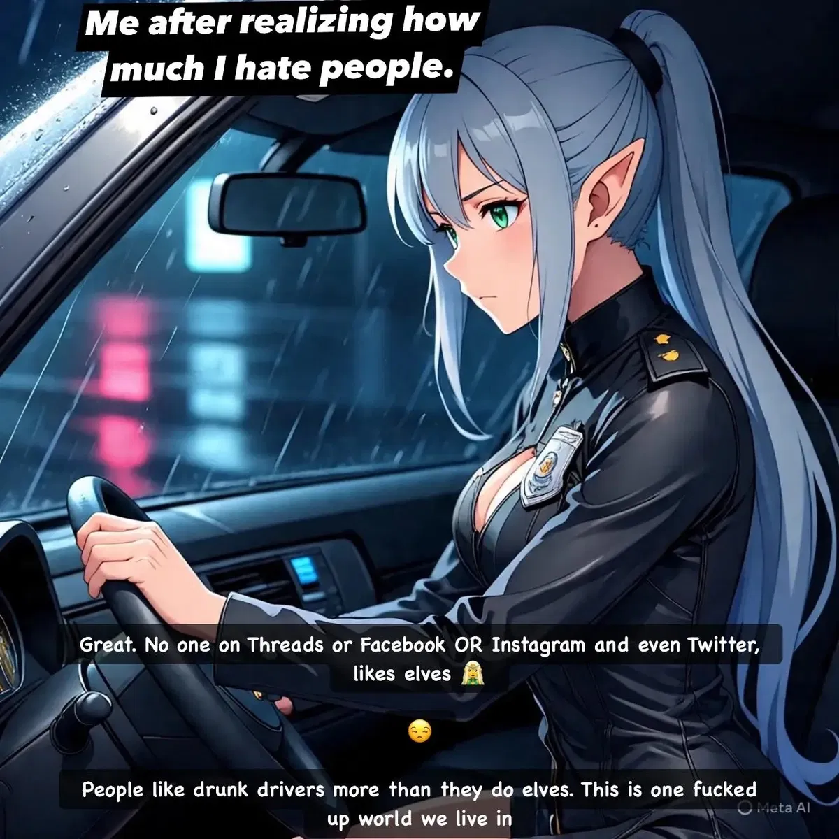 Female elf police officers