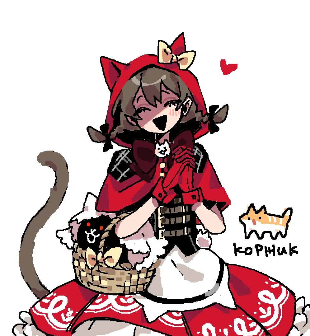 Red Riding Mina (The battle cats)
