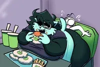 Jealous Cat Glutton