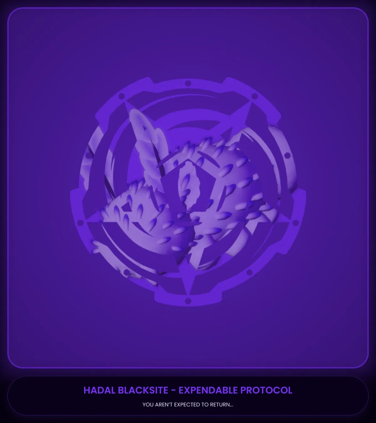Hadal Blacksite - Expendable Protocol