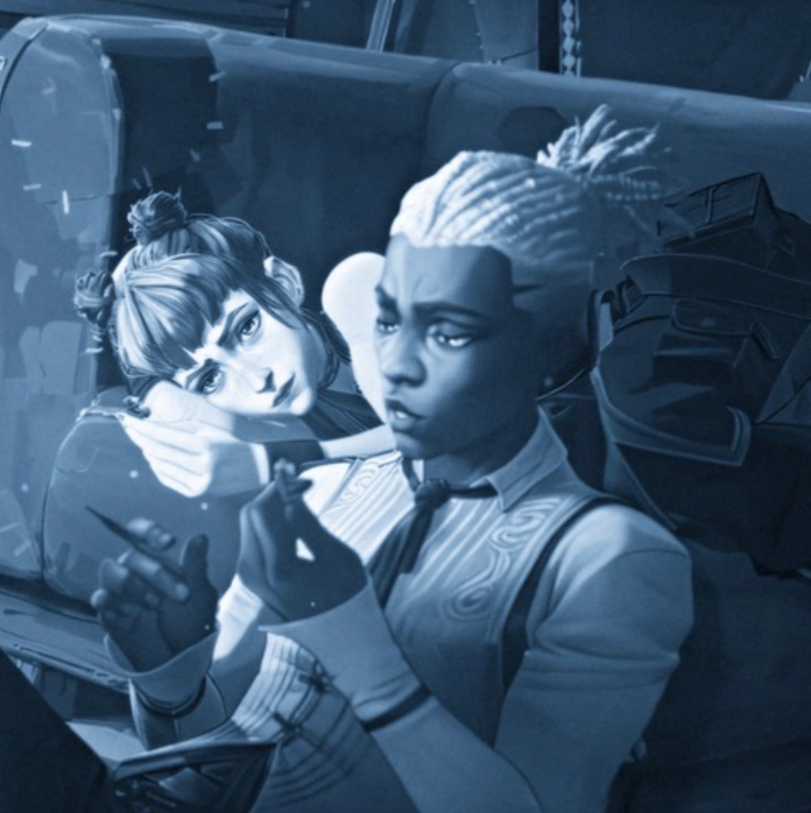 Ekko and Powder | Arcane Season two | Side cast: Vander - Silco - Benzo ...