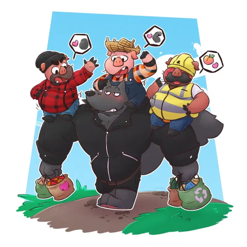 Dowe Brothers (Three Little Pigs AU ALT)