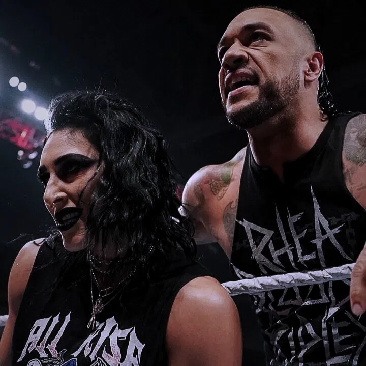 Rhea Ripley and Damian Priest