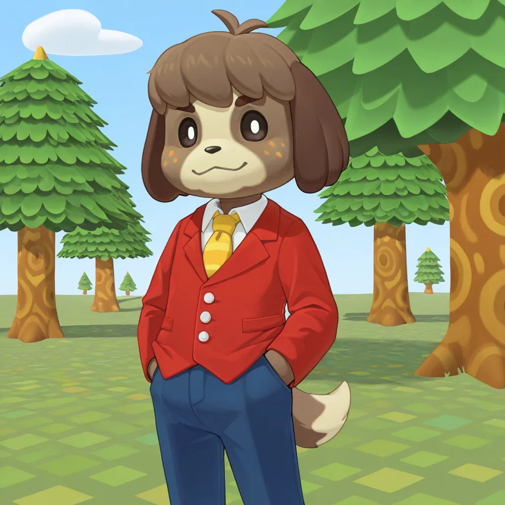 Digby from Animal Crossing