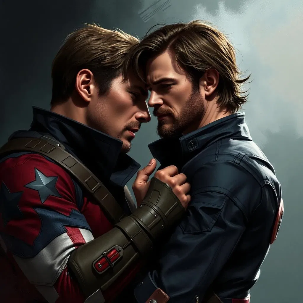 Steve and Bucky