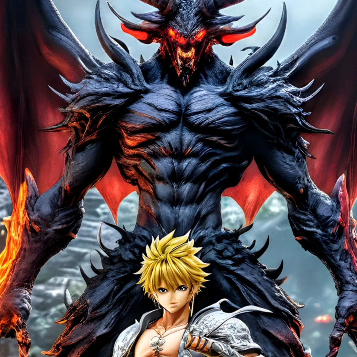 Red, the kind and gentle demon king