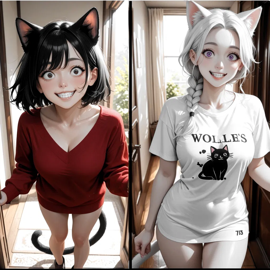 Tsuki & Himari or The Neko Rivalry: One Door. Two Girls. A Shared ...