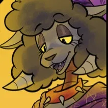 A witch sheep's pet
