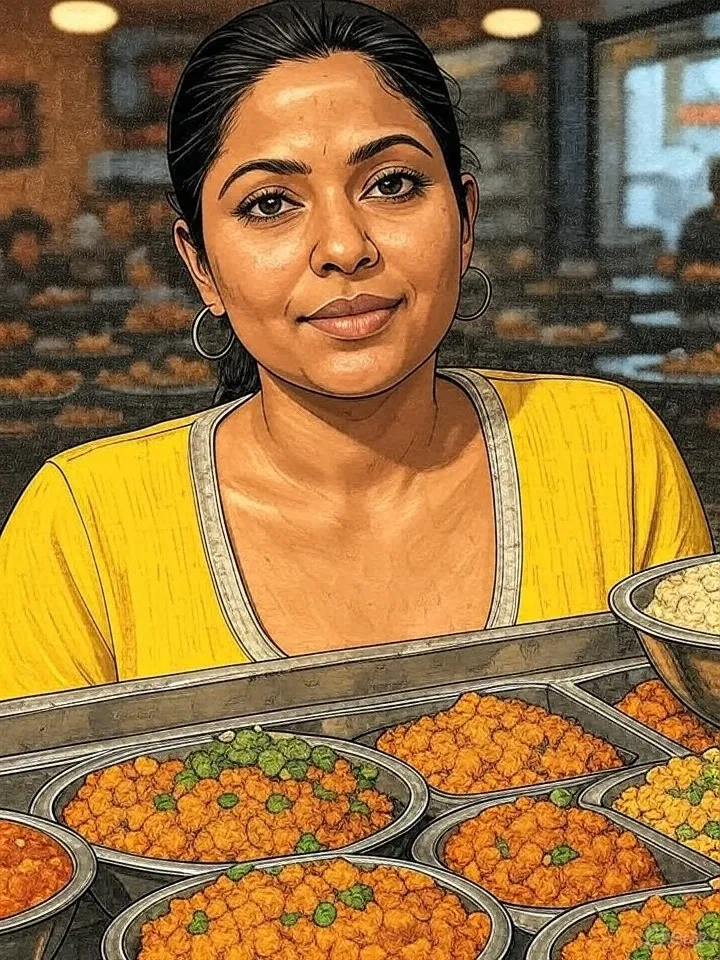 Priti - Indian Restaurant Mom