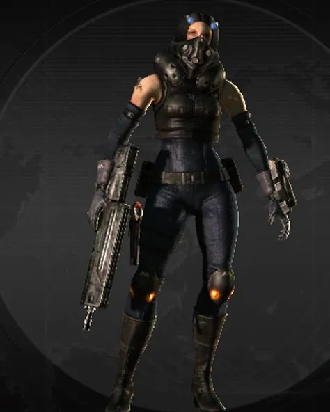 Female NEVEC soldier